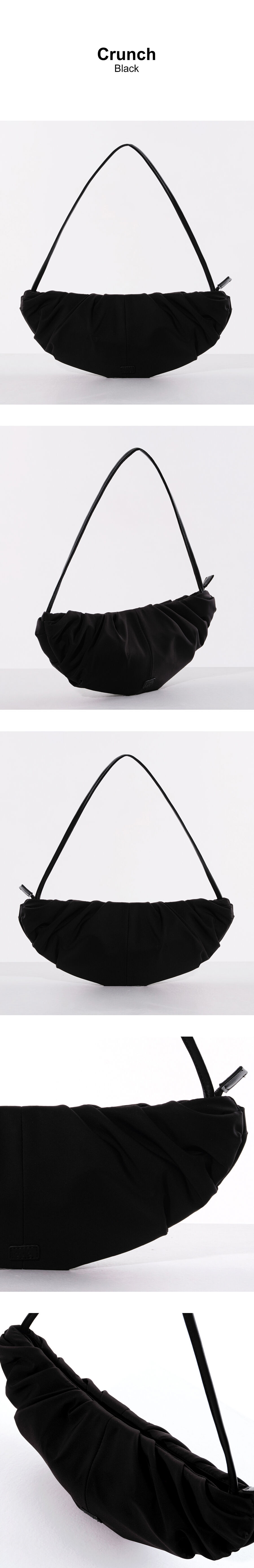 [친환경] CRUNCH BAG_BLACK - 감도 깊은 취향 셀렉트샵 29CM