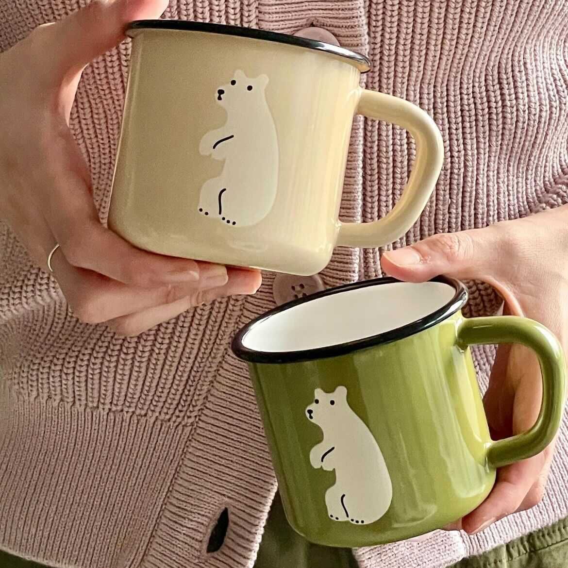 HUGGY BEAR MUG CUP 2P set - 감도 깊은 취향 셀렉트샵 29CM