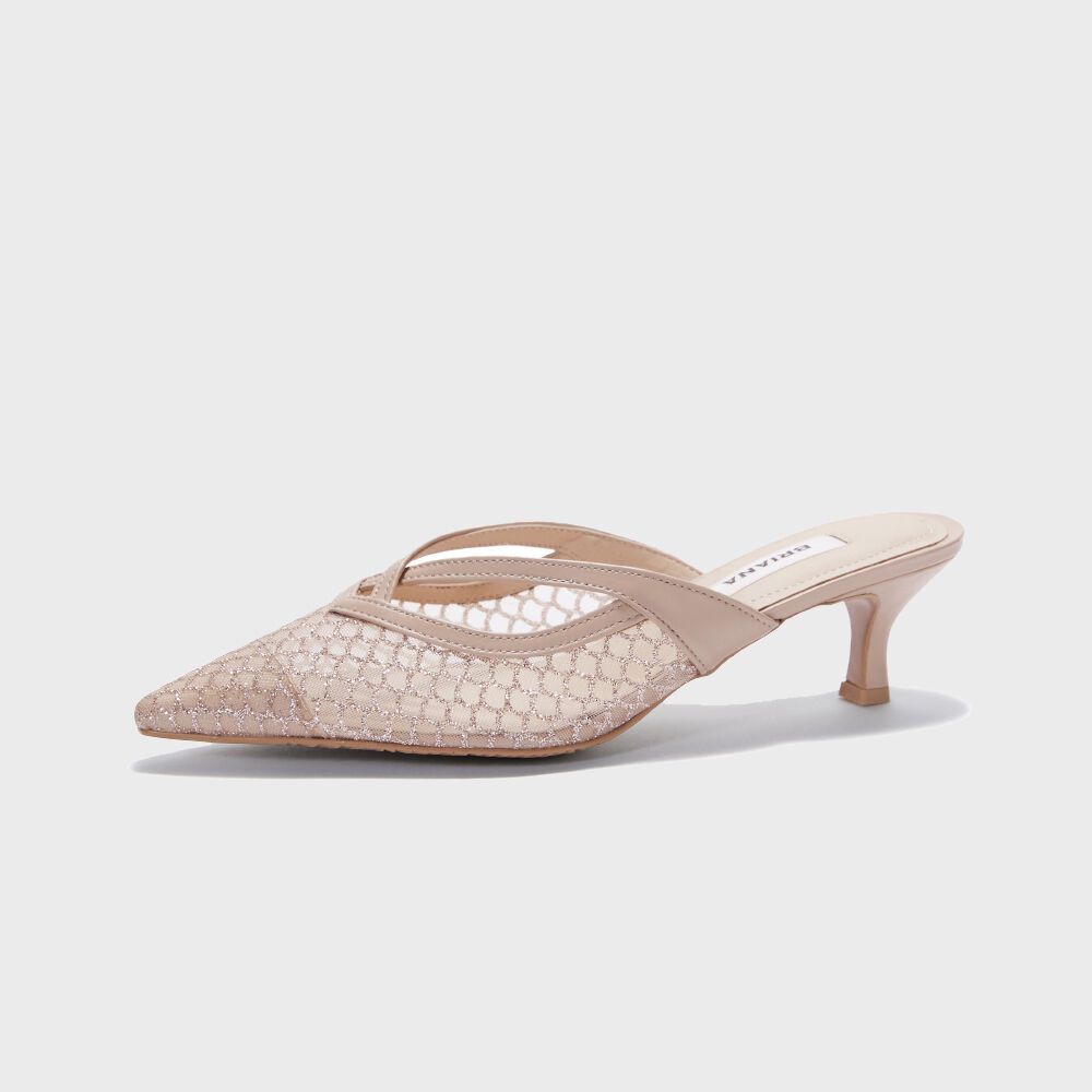 X-Strap Mesh Mule_Beige Glitter - 감도 깊은 취향 셀렉트샵 29CM