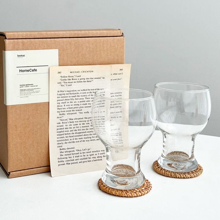 bookaz 홈맥주잔 선물 set 투명 커피잔 물컵 네스프레소 카페 유리컵 - 감도 깊은 취향 셀렉트샵 29CM