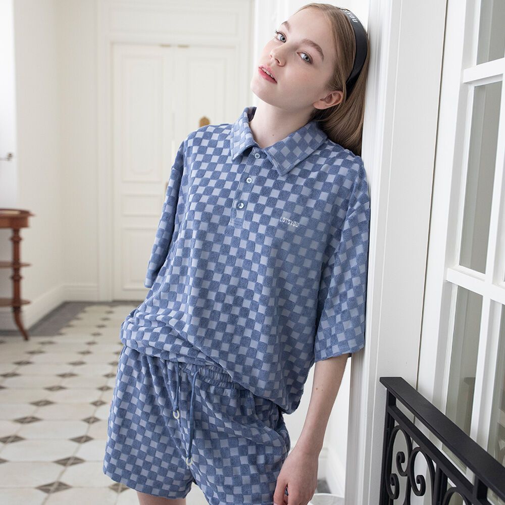 lotsyou_Mean Girls Terry Pique Shirt Blue - 감도 깊은 취향 셀렉트샵 29CM