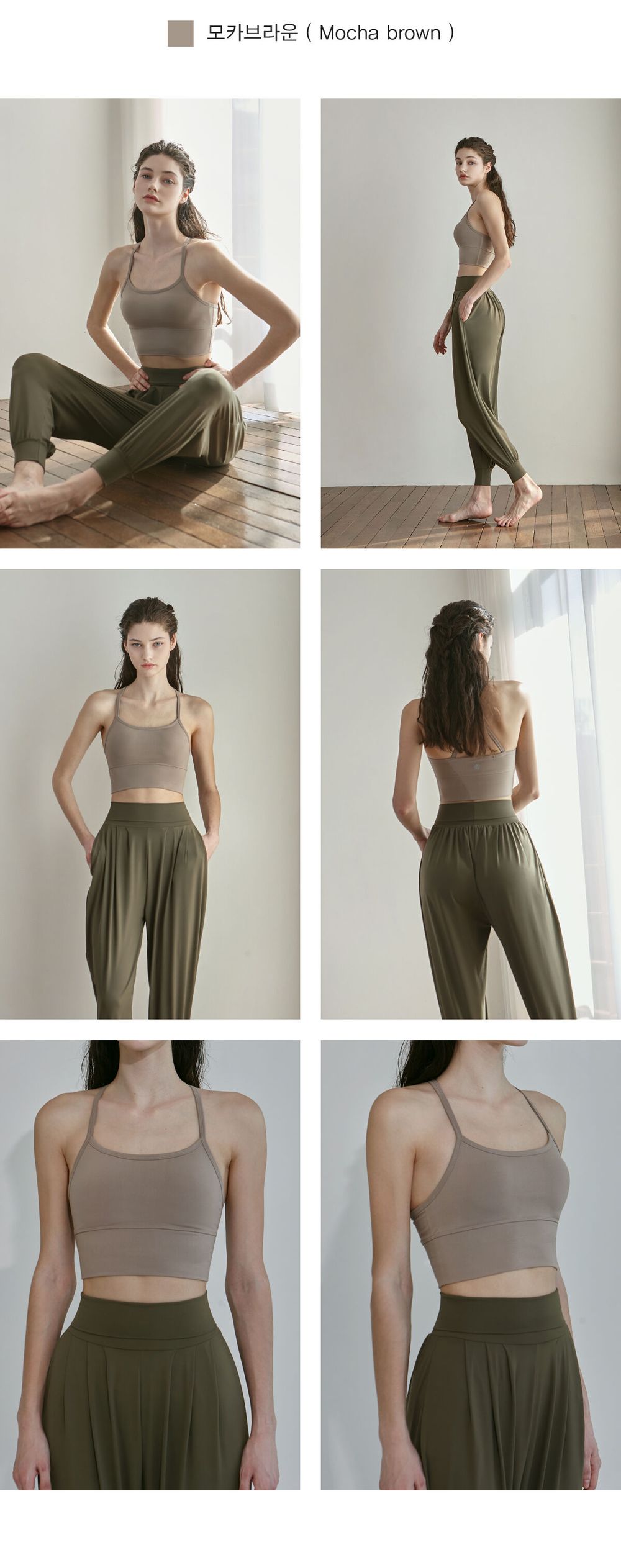 여성 요가복 DEVI-TS0033-화이트 필라테스 리비아 브라탑 - 감도 깊은 취향 셀렉트샵 29CM