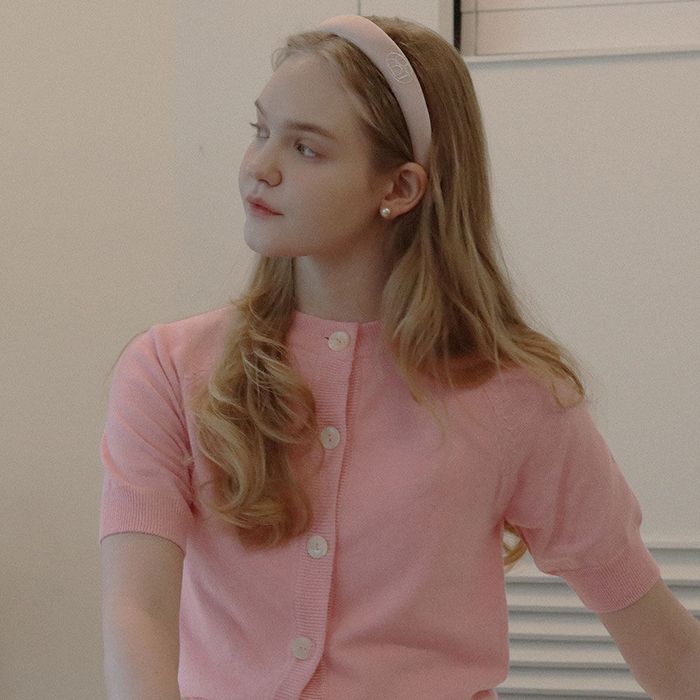 Crushed Satin Hair Band (Dusty Pink) - 감도 깊은 취향 셀렉트샵 29CM