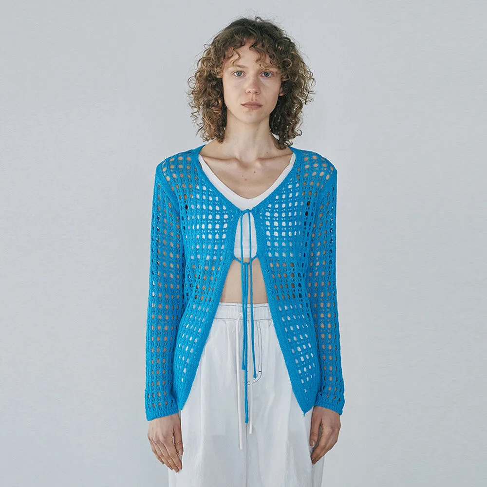 SUMMER STRAP CARDIGAN (blue) - 감도 깊은 취향 셀렉트샵 29CM