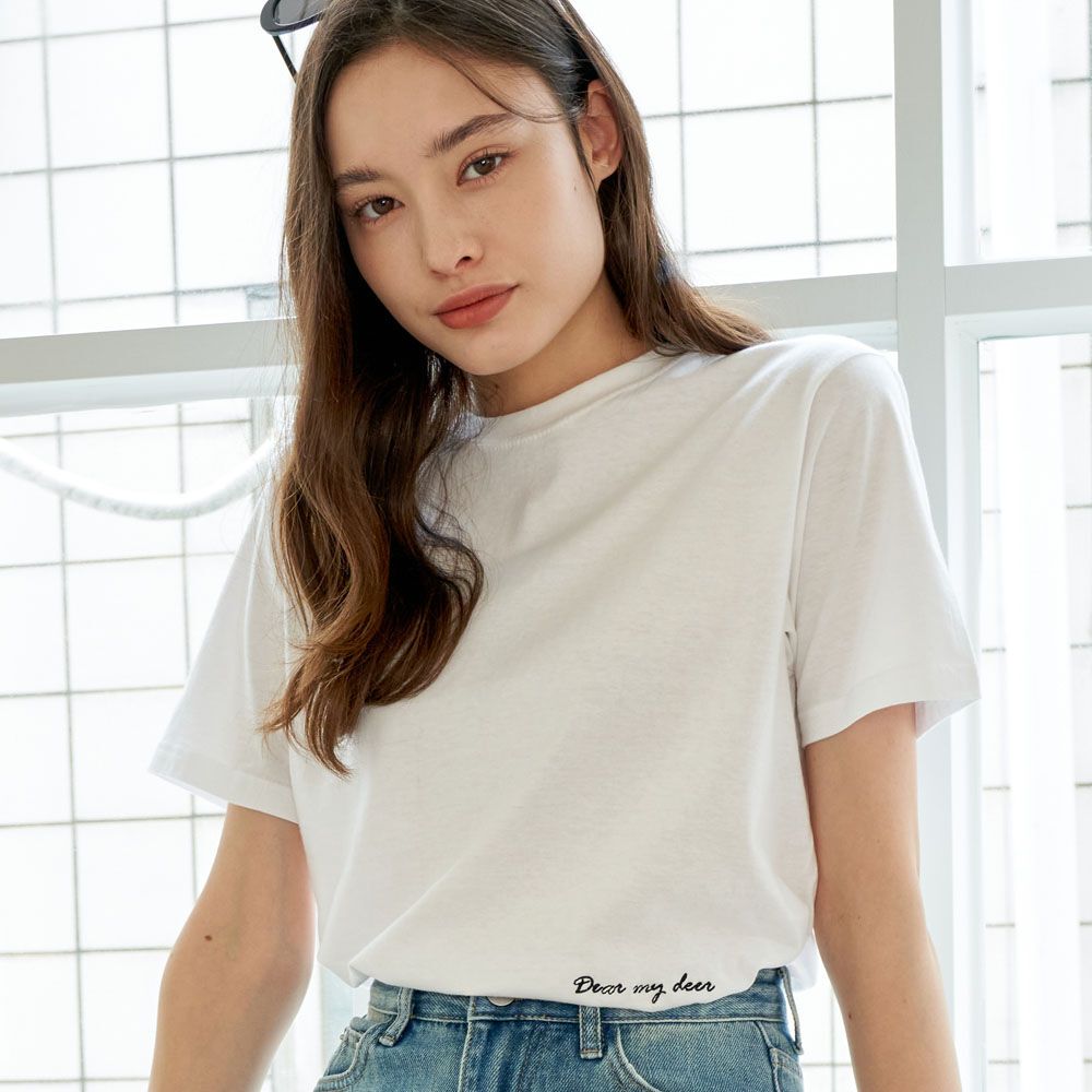 22SS Logo sleeve T-shirt _White - 감도 깊은 취향 셀렉트샵 29CM