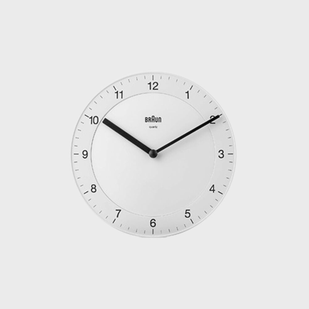 [BRAUN] Braun Clock Bc06 White - 감도 깊은 취향 셀렉트샵 29CM
