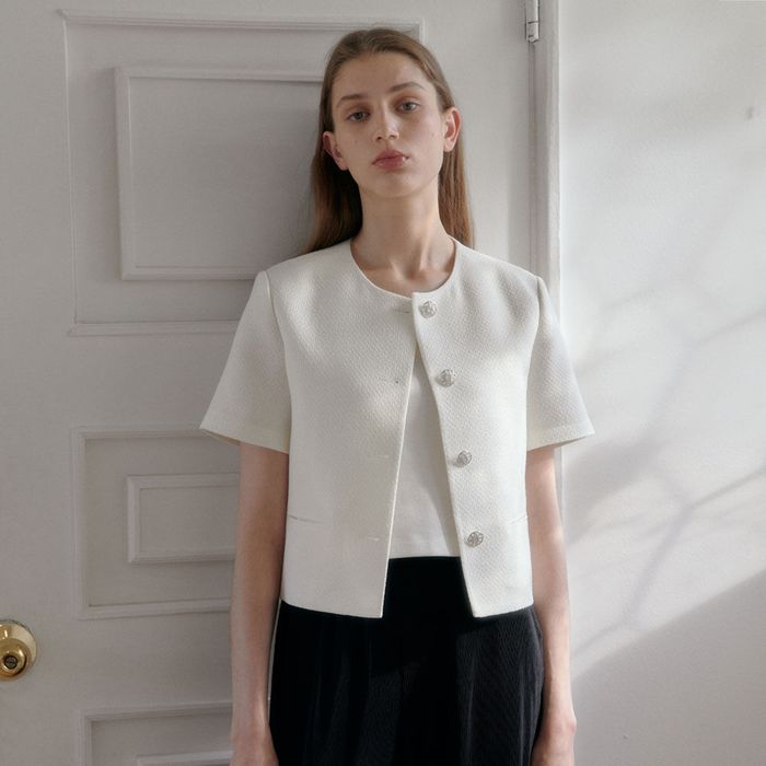 [3차] Summer Tweed Jacket (Ivory) - 감도 깊은 취향 셀렉트샵 29CM