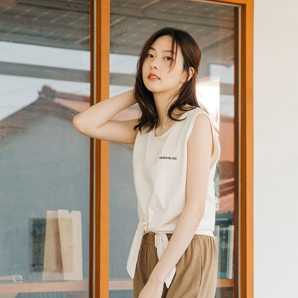 everyday life sleeveless (natural, khaki) 일상 요가티 - 감도 깊은 취향 셀렉트샵 29CM