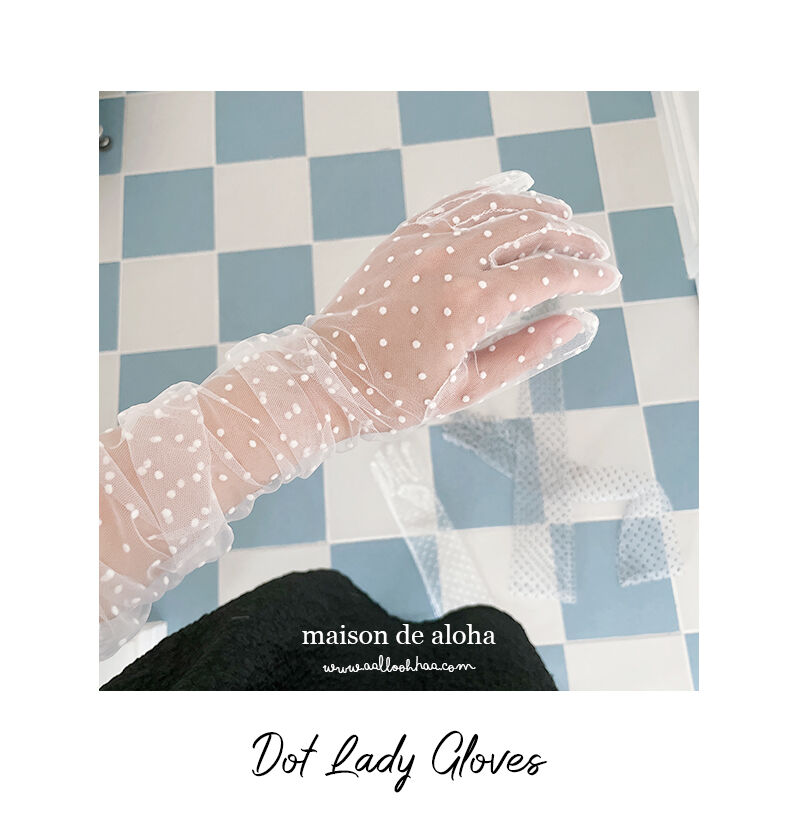 Dot Lady Gloves 도트레이디장갑(2색) - 감도 깊은 취향 셀렉트샵 29CM