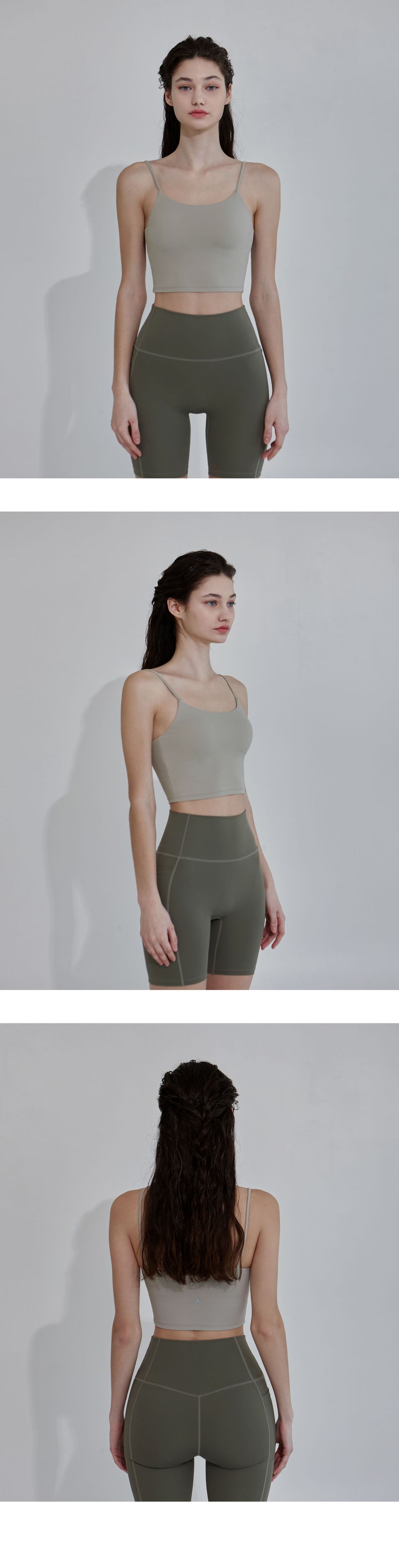 여성 요가복 DEVI-TS0011-샌드베이지 필라테스 도로시 크롭탑 - 감도 깊은 취향 셀렉트샵 29CM