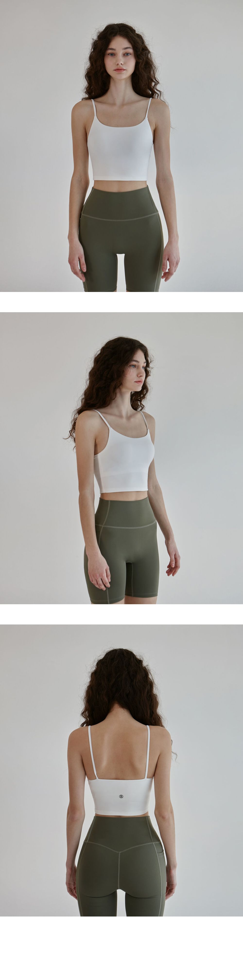 여성 요가복 DEVI-TS0011-화이트 필라테스 도로시 크롭탑 - 감도 깊은 취향 셀렉트샵 29CM