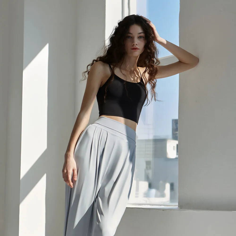 여성 요가복 DEVI-TS0011-블랙 필라테스 도로시 크롭탑 - 감도 깊은 취향 셀렉트샵 29CM