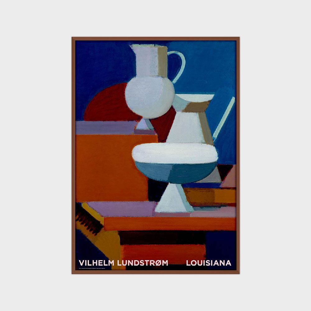 빌헬름 룬드스트롬 VILHELM LUNDSTRØM - LINE-UP WITH WHITE JUGS (액자포함) - 감도 깊은 취향 ...