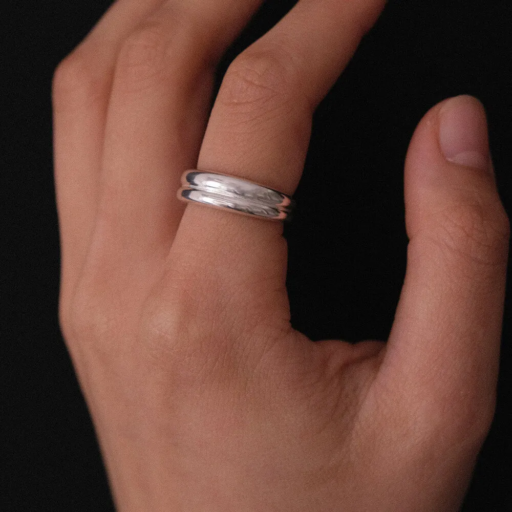 Double Loop Ring (silver925)(2color) - 감도 깊은 취향 셀렉트샵 29CM