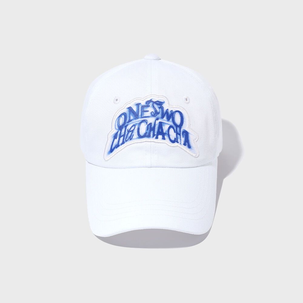 One two cha cha cha needlework ball cap - WHITE - 감도 깊은 취향 셀렉트샵 29CM
