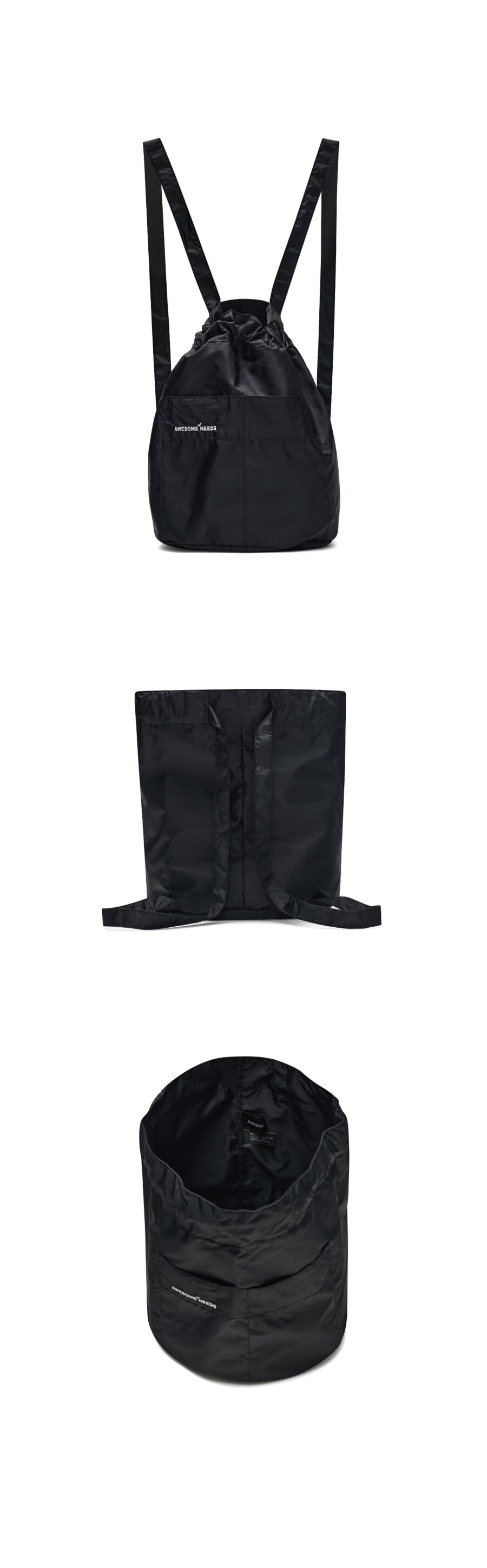 CLOUD BACKPACK_BLACK - 감도 깊은 취향 셀렉트샵 29CM