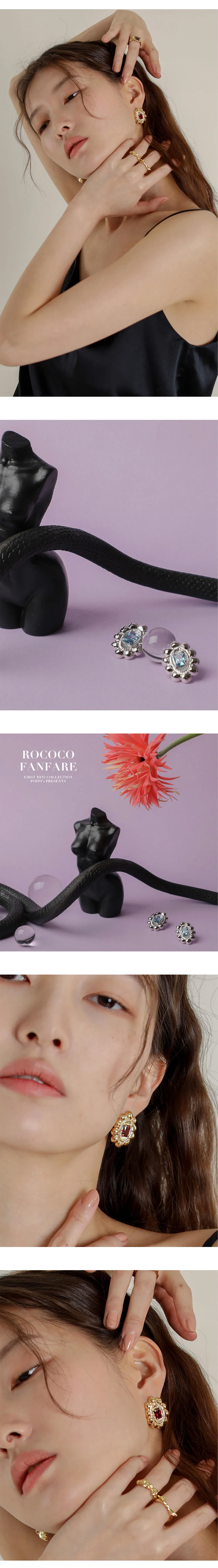 Rococo earrings no.1 - 감도 깊은 취향 셀렉트샵 29CM