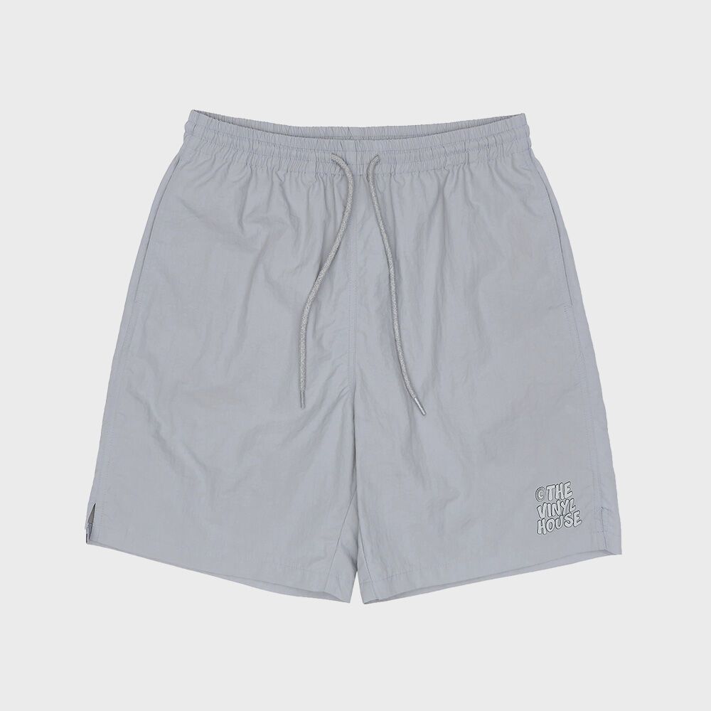 BASIC LOGO NYLON SHORTS GREY - 감도 깊은 취향 셀렉트샵 29CM