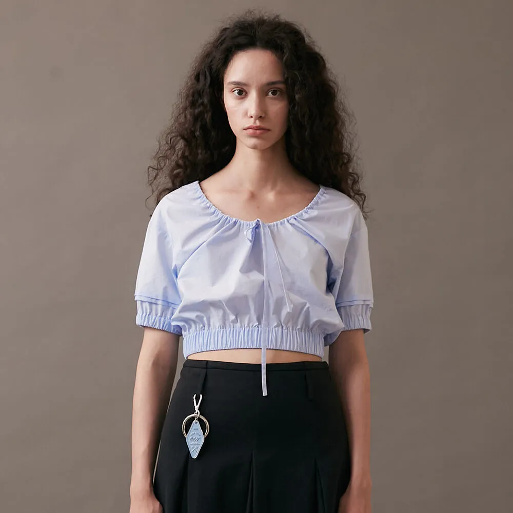 22SS_String Crop Top (Sky Blue) - 감도 깊은 취향 셀렉트샵 29CM