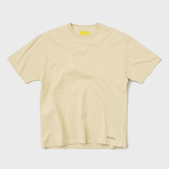 Khakis Embroidered S/S Tee Ivory - 감도 깊은 취향 셀렉트샵 29CM