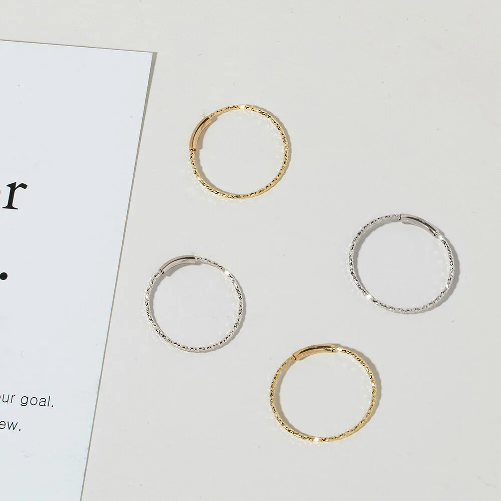 [박보영, 전혜진, 서지혜 착용] [SILVER925/14K] SIMPLE ROUND RING - 감도 깊은 취향 셀렉트샵 29CM