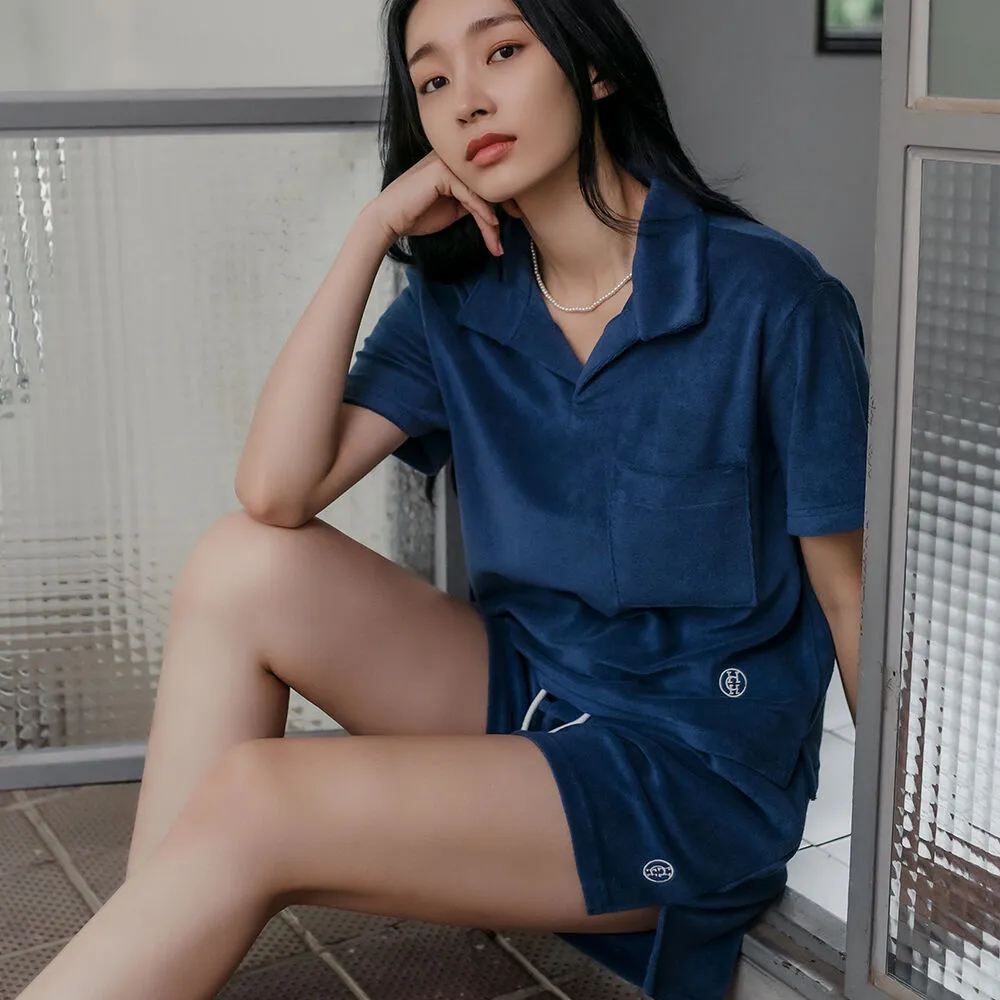 HAPPINESS TERRY TEE_DARK BLUE - 감도 깊은 취향 셀렉트샵 29CM