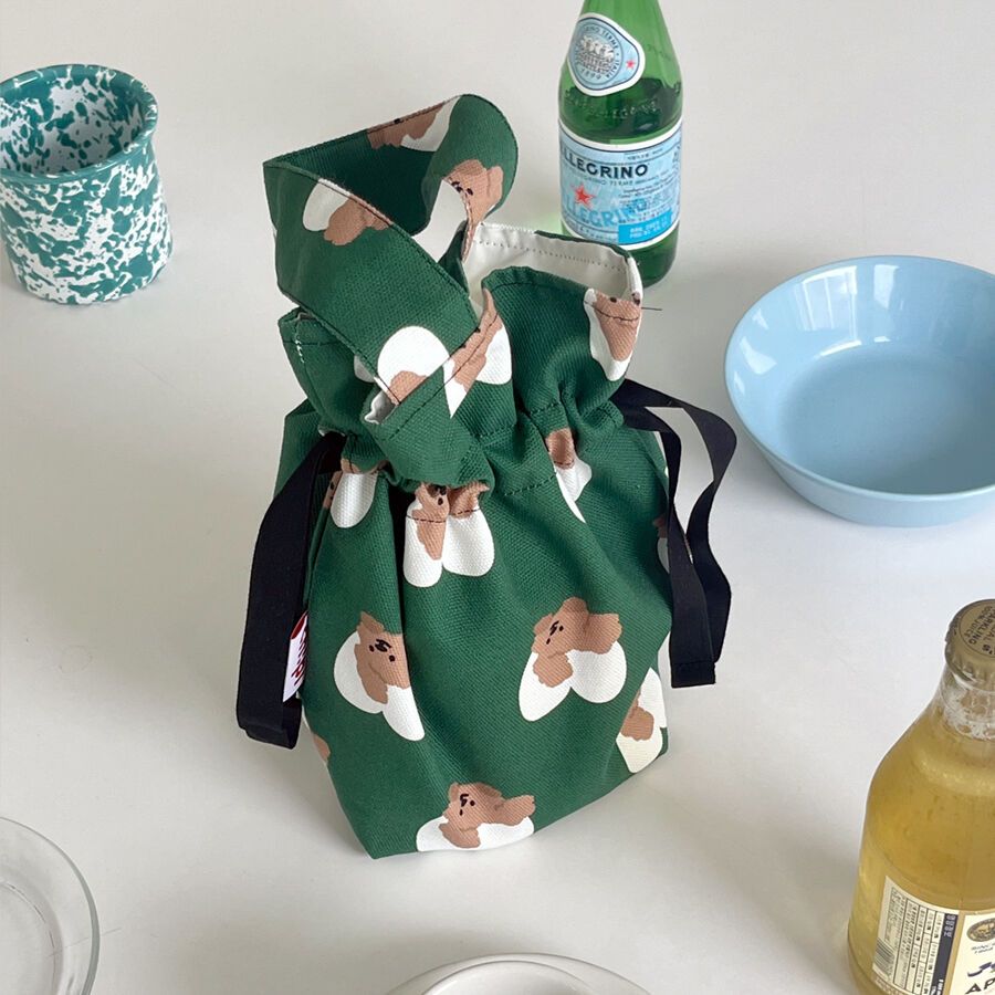 POPO Heart String Bag (Green) - 감도 깊은 취향 셀렉트샵 29CM