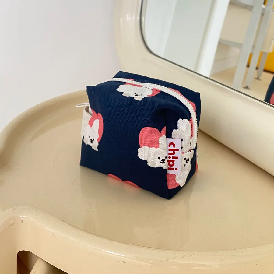 POPO Heart Dumpling Pouch (Navy) - 감도 깊은 취향 셀렉트샵 29CM