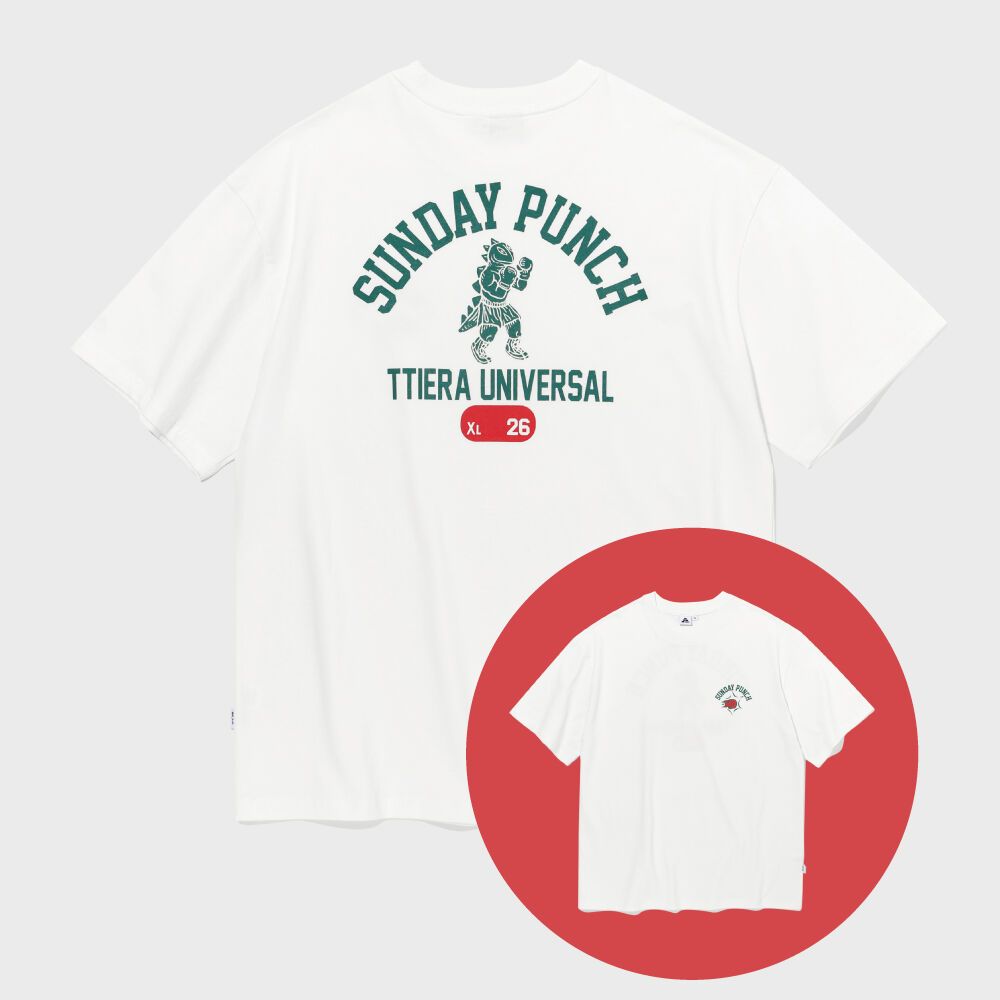 [TTIERA]SUNDAY PUNCH TEE(IVORY) - 감도 깊은 취향 셀렉트샵 29CM