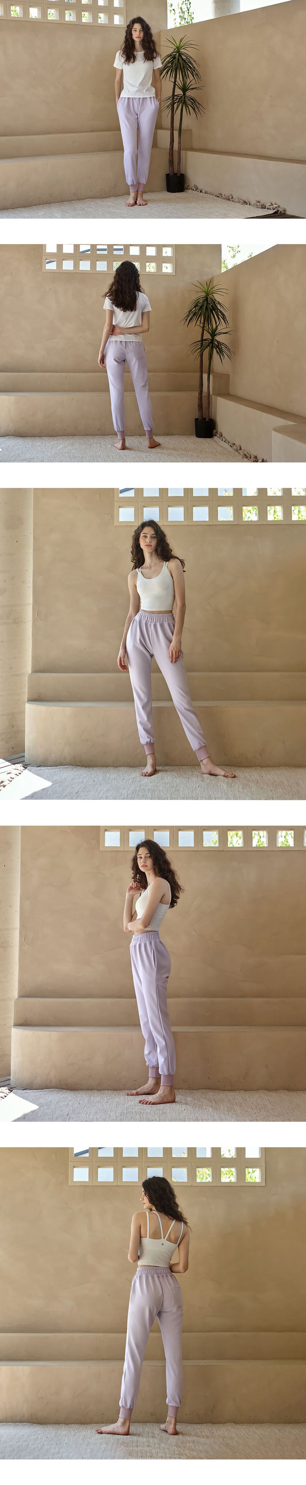 여성 요가복 DEVI-B0055-라벤더 필라테스 리사이클 에코버 조거 팬츠 - 감도 깊은 취향 셀렉트샵 29CM