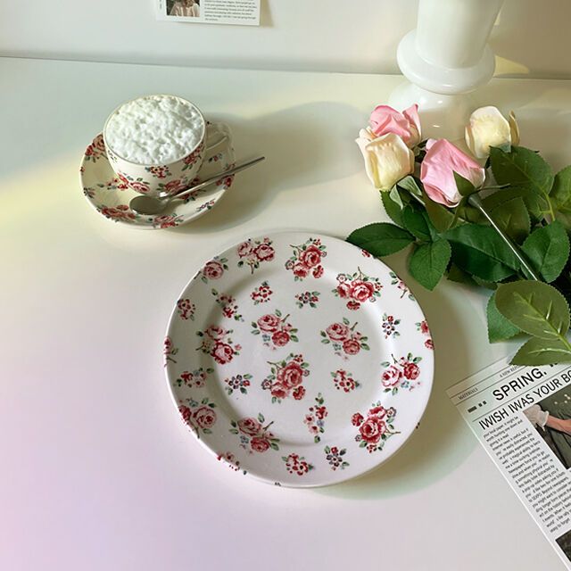 빈티지 로즈 커피잔세트(240ml) 찻잔세트 - 감도 깊은 취향 셀렉트샵 29CM