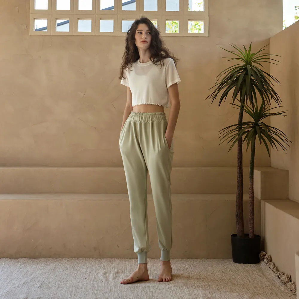 컴포터블 조거 팬츠 DEVI-B0055-말차그린 - 감도 깊은 취향 셀렉트샵 29CM