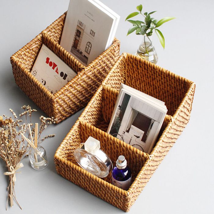 라탄 소품 정리함 (2size) - 감도 깊은 취향 셀렉트샵 29CM