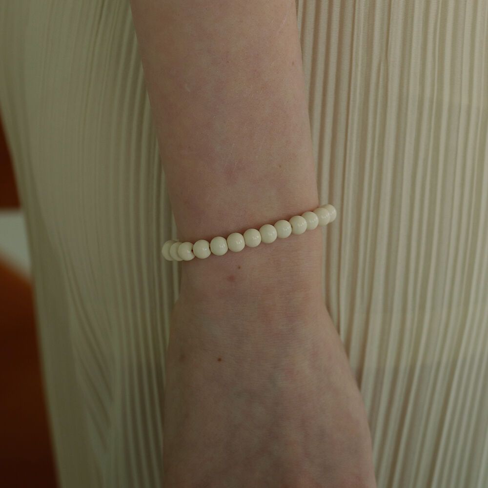 [실버925] cream ball bracelet - 감도 깊은 취향 셀렉트샵 29CM