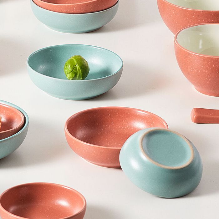 [로얄포드]코타컬러 디너세트 12P_모닝블루/이브닝코랄 - 감도 깊은 취향 셀렉트샵 29CM