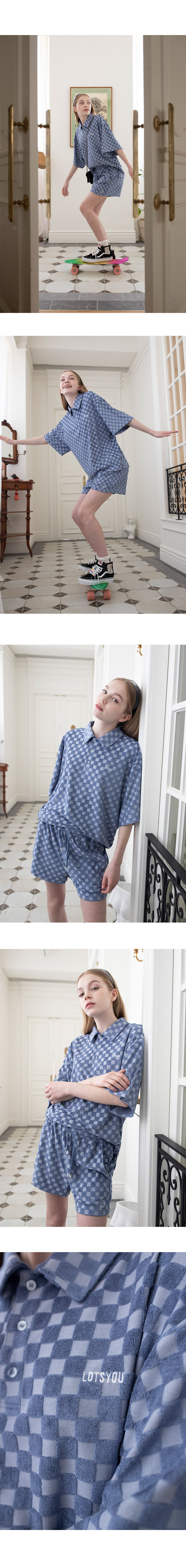 lotsyou_Mean Girls Terry Pique Shirt Blue - 감도 깊은 취향 셀렉트샵 29CM