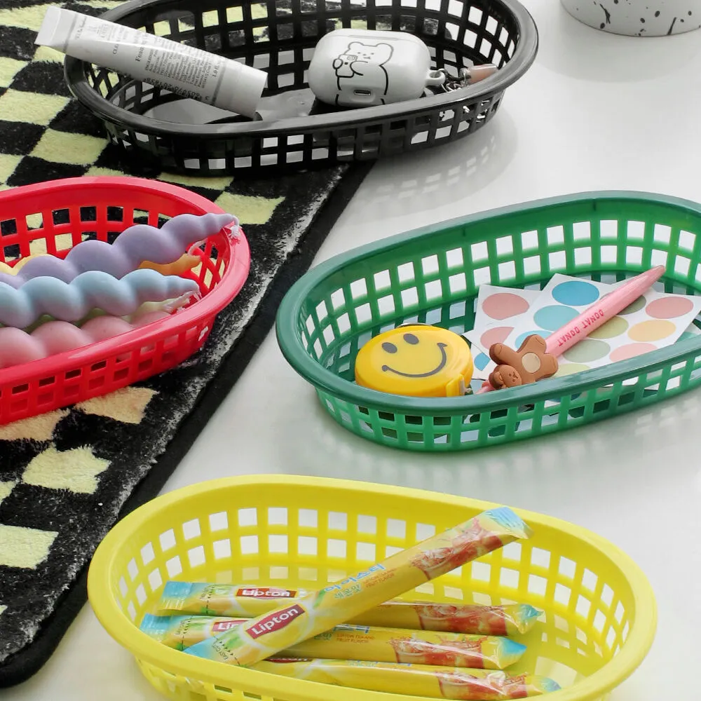 New 와이드 레트로 컬러 바스켓 2size - 감도 깊은 취향 셀렉트샵 29CM