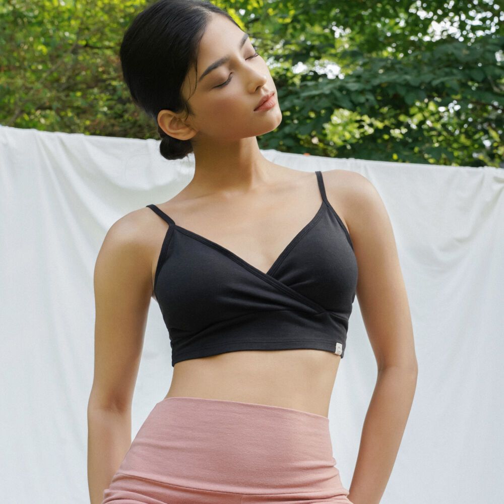 Veda lap bra top (Ebony black) - 감도 깊은 취향 셀렉트샵 29CM