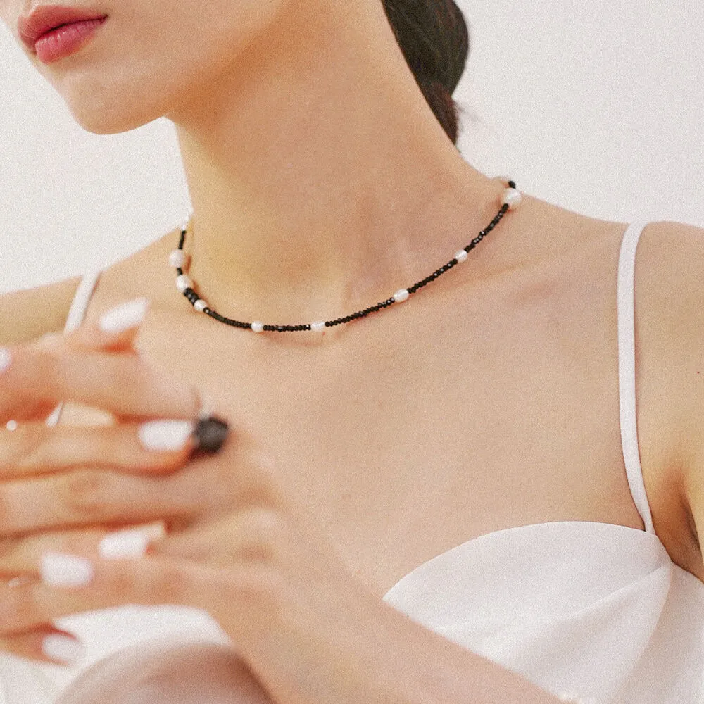 [PEARL&DRAPE] Slim black pearl N - 감도 깊은 취향 셀렉트샵 29CM