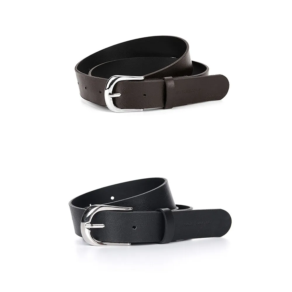 NICOLE BASIC LEATHER BELT_2 COLORS - 감도 깊은 취향 셀렉트샵 29CM