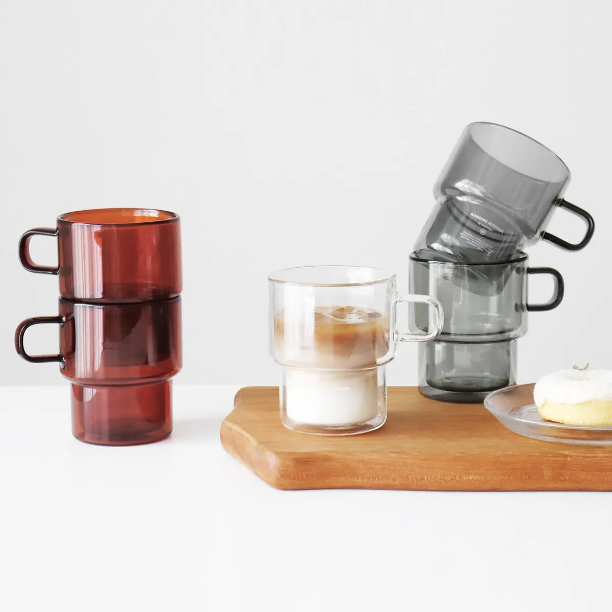 스태커블 더블글라스 머그 300ml 3컬러 - 감도 깊은 취향 셀렉트샵 29CM