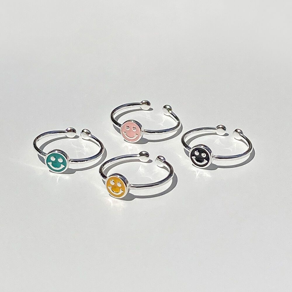 [SILVER 925] COLORFUL SMILE SILVER RING AR222006 - 감도 깊은 취향 셀렉트샵 29CM