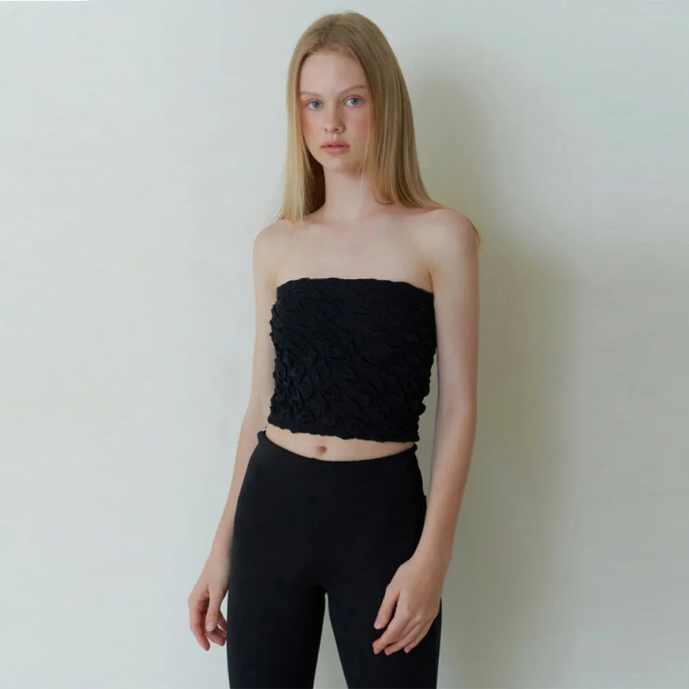 petal tube top - black - 감도 깊은 취향 셀렉트샵 29CM