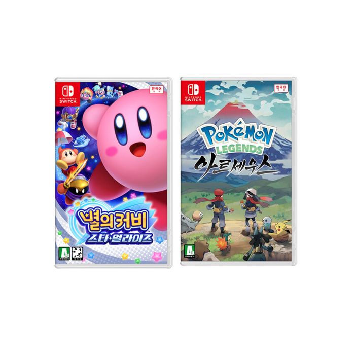 [하이라이트] 닌텐도 스위치 포켓몬 아르세우스 + 별의 커비 디스커버리 - 감도 깊은 취향 셀렉트샵 29CM