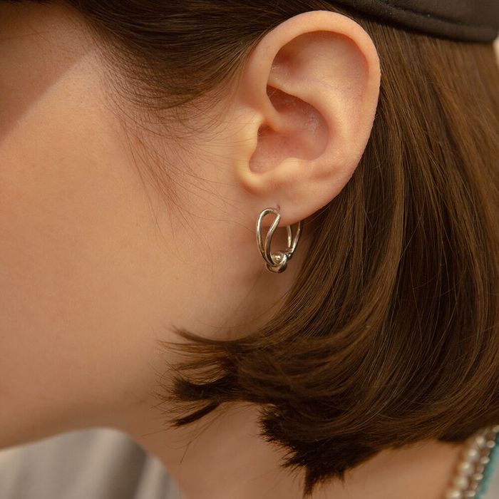925 Silver Knot Earrings - 감도 깊은 취향 셀렉트샵 29CM