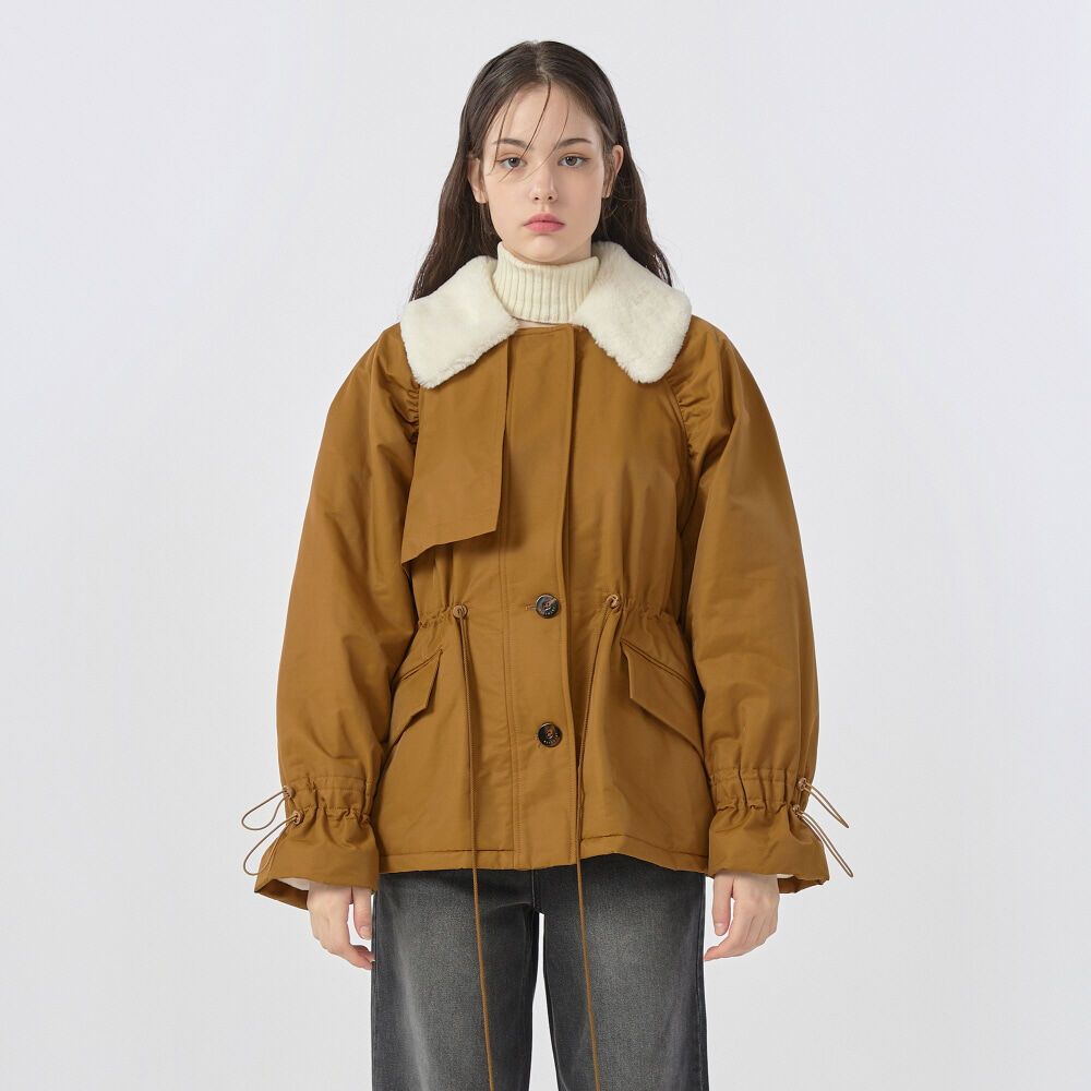 White Collar Padding Jumper Brown WBBFJK014BR - 감도 깊은 취향 셀렉트샵 29CM