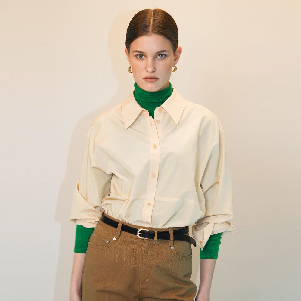 STANDARD COLLAR SHIRT - YELLOW - 감도 깊은 취향 셀렉트샵 29CM