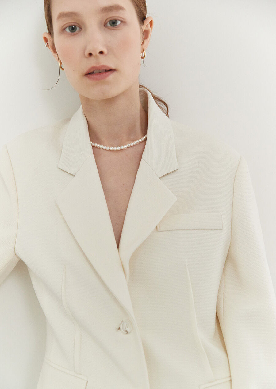 BOLD SLEEVE DART JACKET(sand ivory) - 감도 깊은 취향 셀렉트샵 29CM