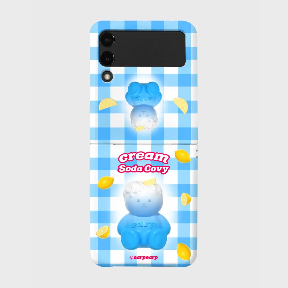 CREAM SODA COVY-BLUE(Z플립-하드) - 감도 깊은 취향 셀렉트샵 29CM