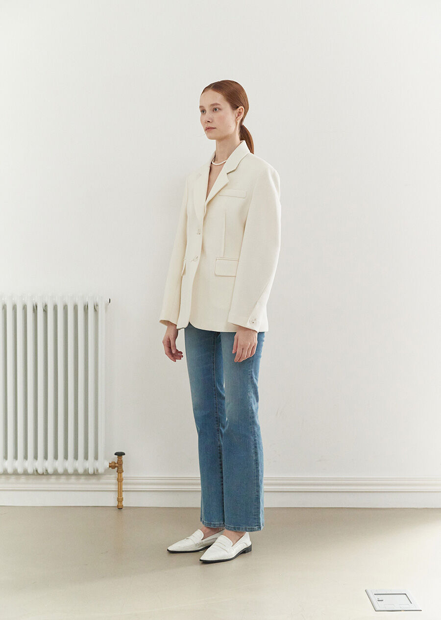 BOLD SLEEVE DART JACKET(sand ivory) - 감도 깊은 취향 셀렉트샵 29CM